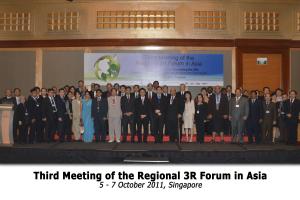Third Regional 3R Forum in Asia | United Nations Centre for Regional ...